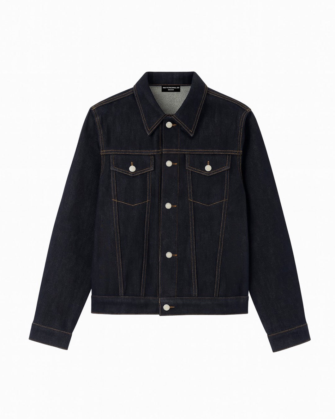 RAW BLUE DENIM JACKET – Navy